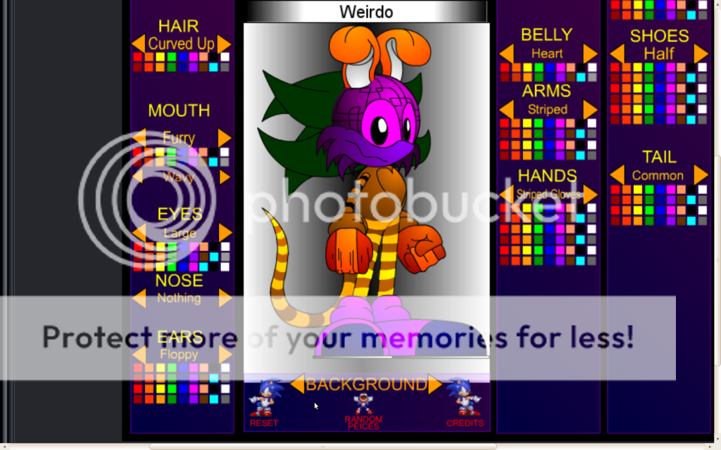 Sonic Character Designer thread