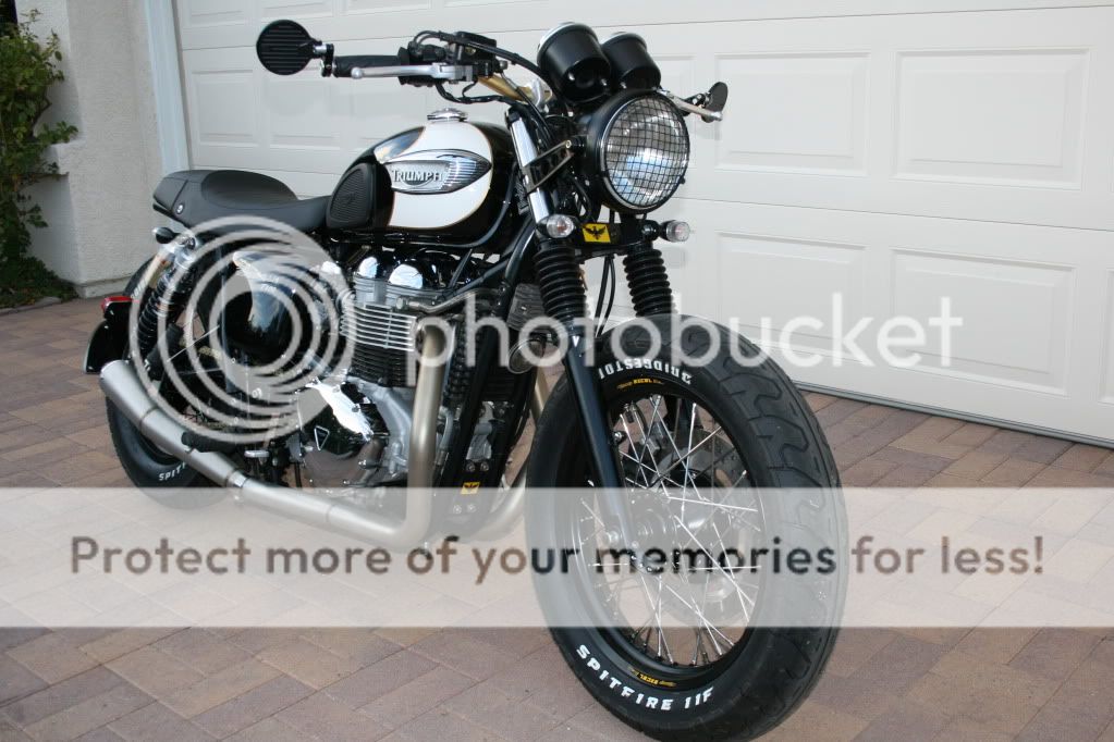 Bonneville T100 custom – Ridetime