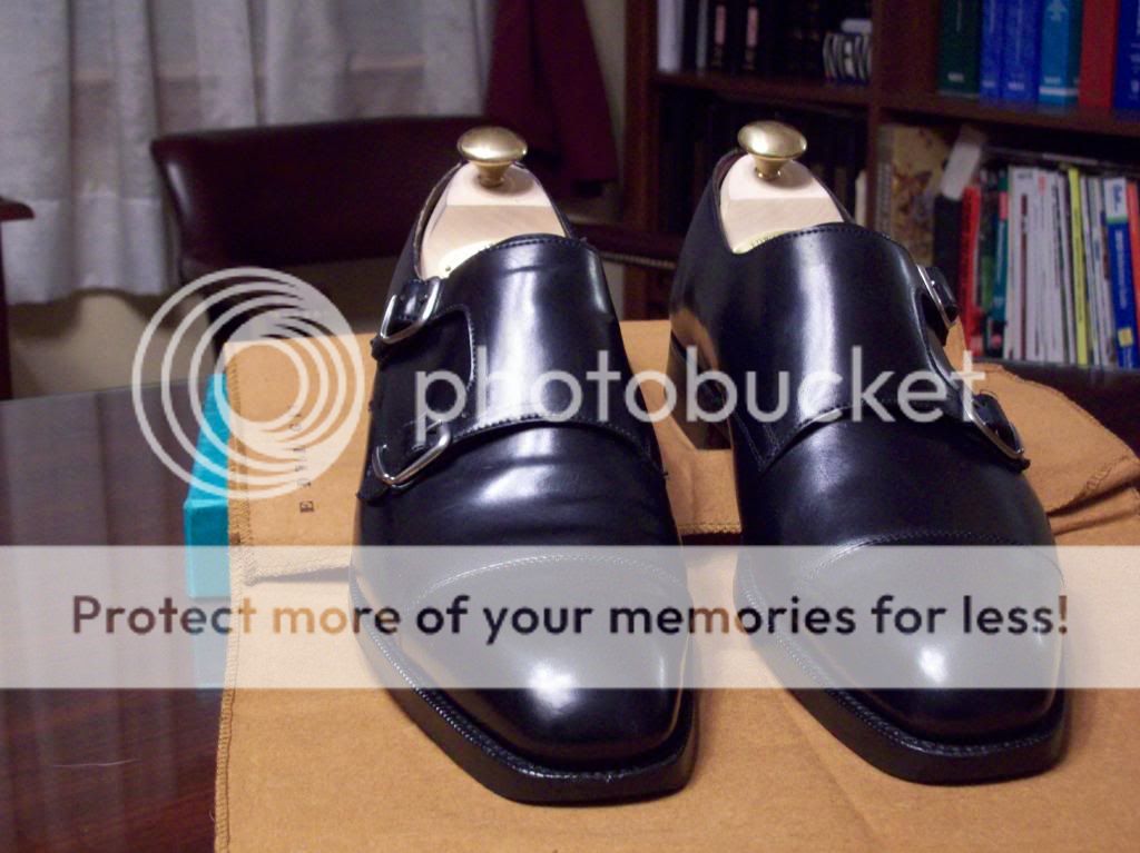 Navy shell cordovan shoes | Men's Clothing Forums